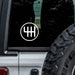 6 Speed Manual Decal - Funny Car Decal, Personalized Vinyl Sticker ...