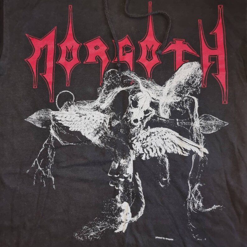 Morgoth Cursed Vintage 1991 Tour Hooded T-shirt Mega Rare - Etsy