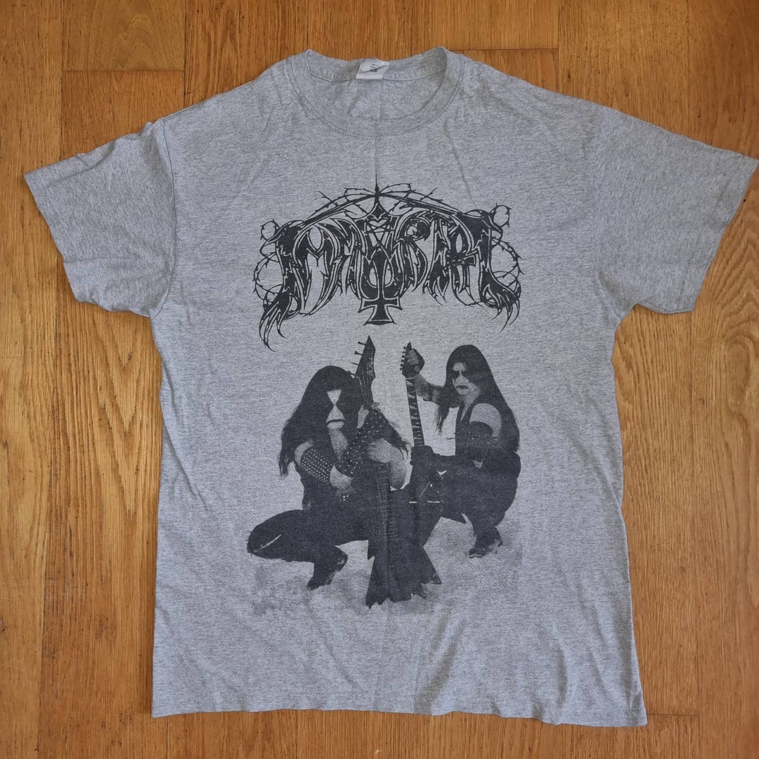 Immortal Battles in the North Signed by Abbath 2013 T-shirt Autographed Black Metal Marduk ...