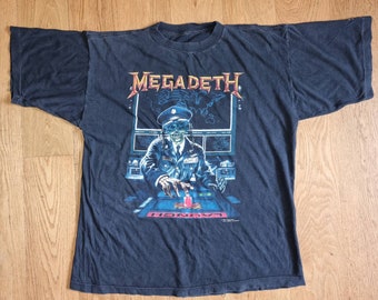 Megadeth Tour Shirt - Etsy