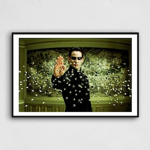 THE MATRIX Stopping Bullets Poster 11x17 Inches - Etsy