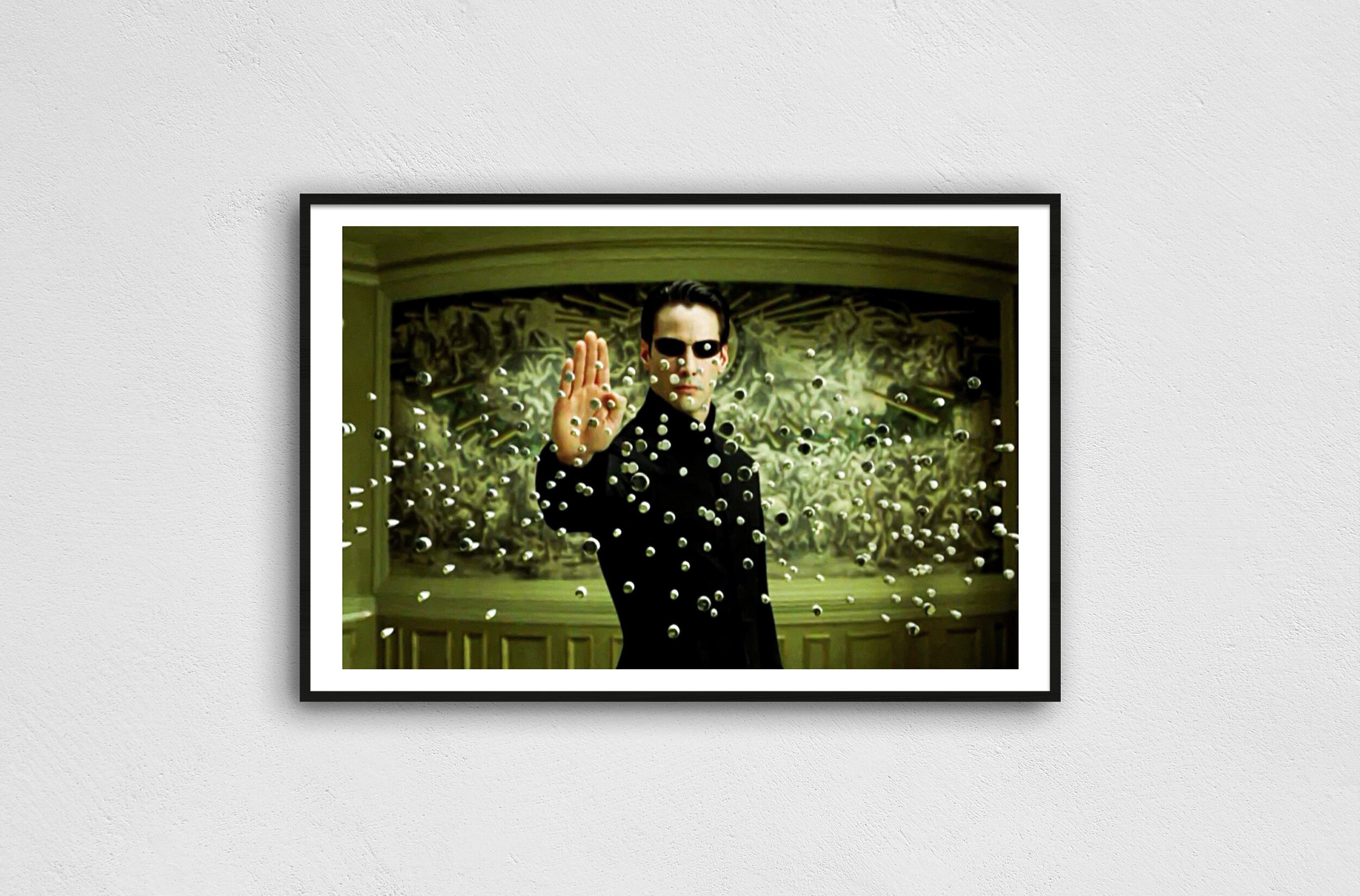 THE MATRIX Stopping Bullets Poster 11x17 Inches - Etsy