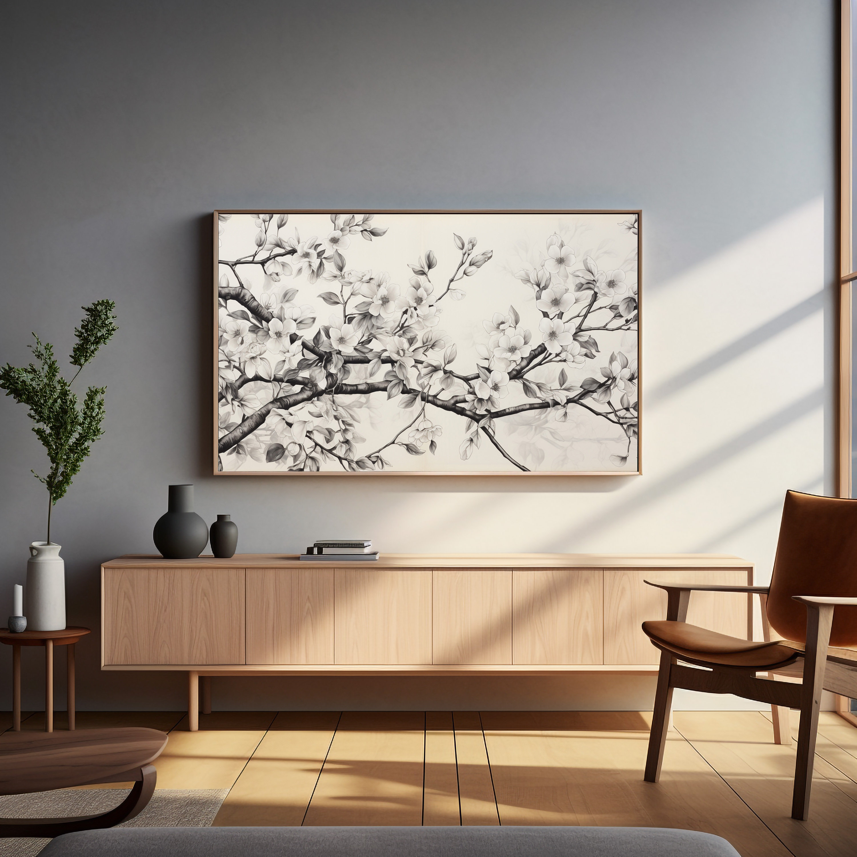 Samsung the Frame Tv Art, Natures Brushstrokes Painting, Digital ...