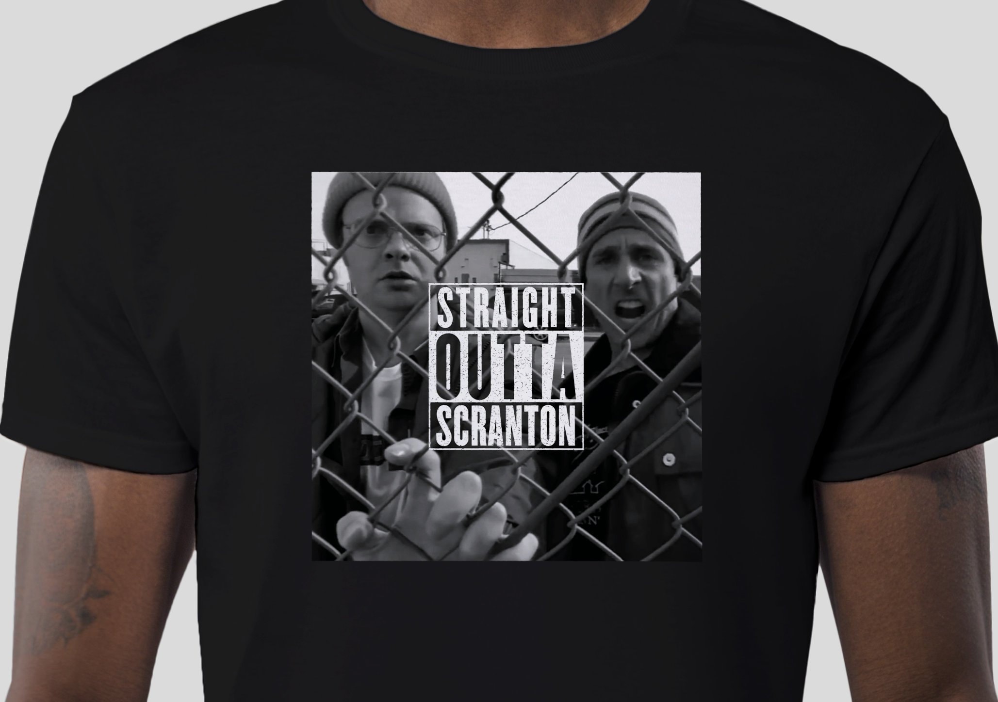 STRAIGHT OUTTA SCRANTON - the Office Men's T-shirt - Etsy