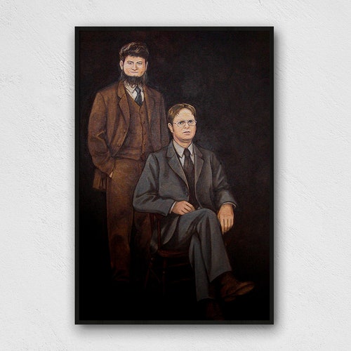 DWIGHT & MOSE Painting the Office Movie Poster | Etsy