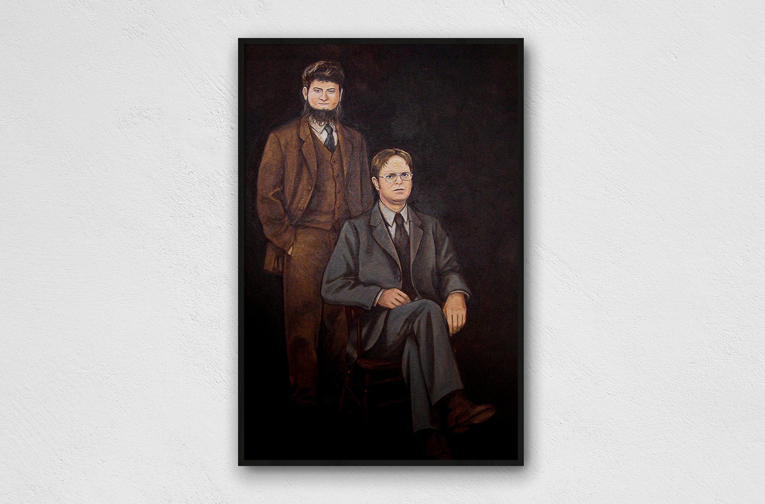 DWIGHT & MOSE Painting the Office Movie Poster | Etsy