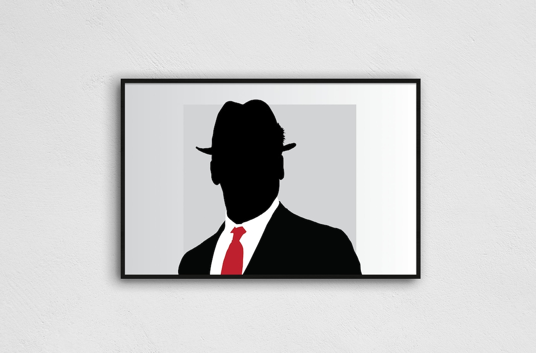 DON DRAPER Hat Mad Men Poster - Etsy
