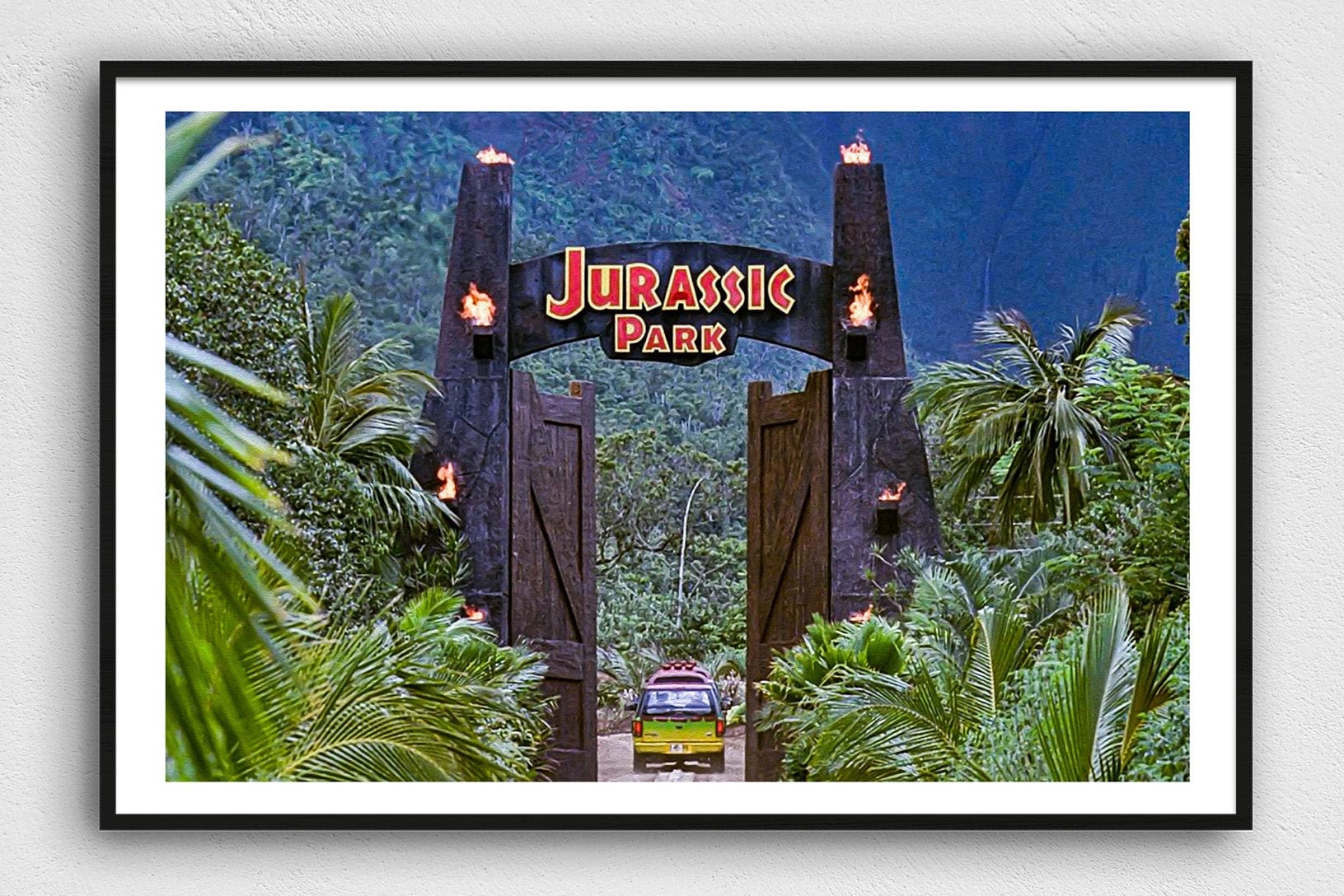 JURASSIC PARK Gate Poster 11x17 Inches - Etsy