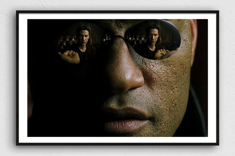 THE MATRIX Blue or Red Pill Poster 11x17 Inches | Etsy