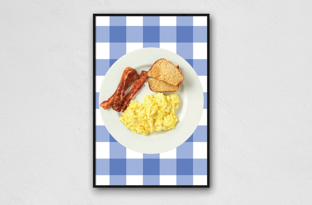 RON SWANSON Breakfast Food Poster - Etsy