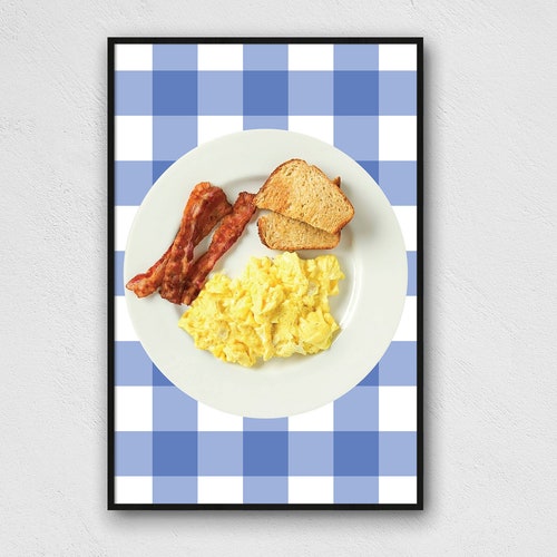 RON SWANSON Breakfast Food Poster | Etsy