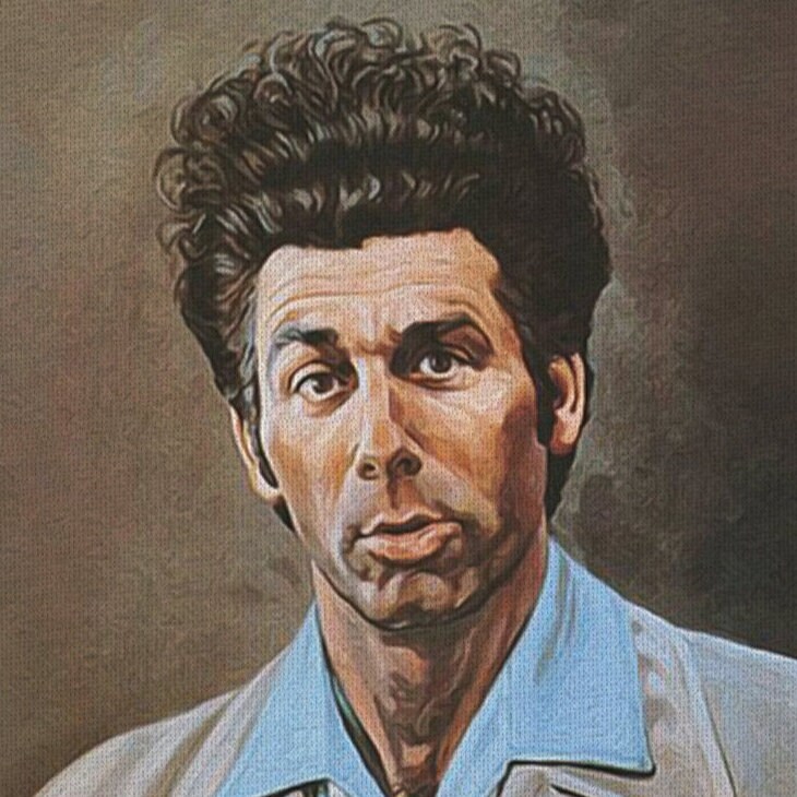 COSMO KRAMER SEINFELD Painting Canvas Wrap - Etsy