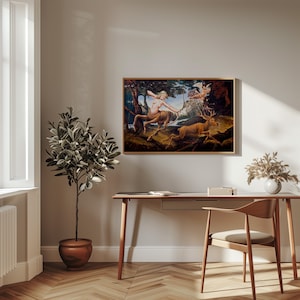 LESLIE KNOPE Centaur Painting Poster - Etsy