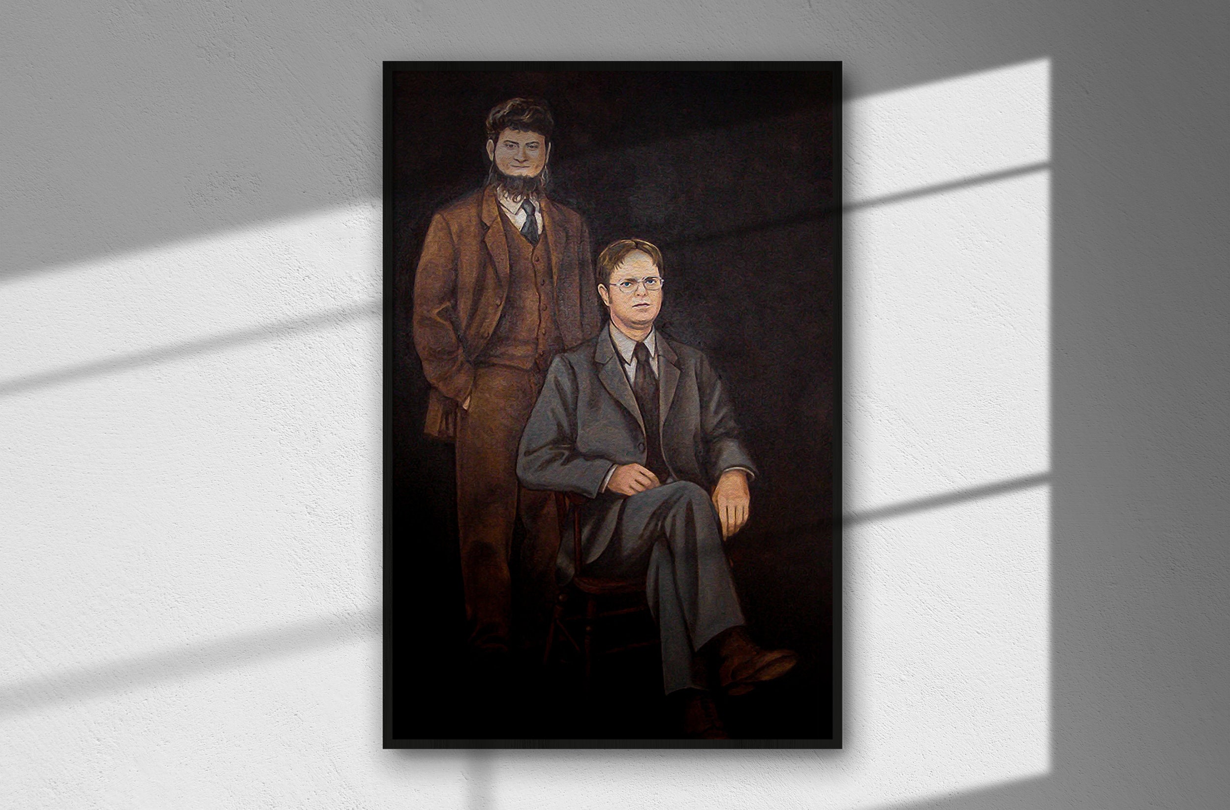 DWIGHT & MOSE Painting the Office Movie Poster - Etsy