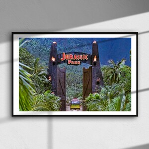 JURASSIC PARK Gate Poster 11x17 Inches - Etsy