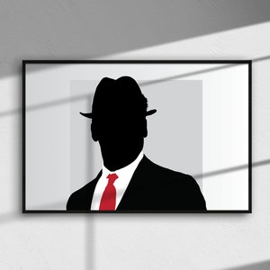 DON DRAPER Hat Mad Men Poster - Etsy
