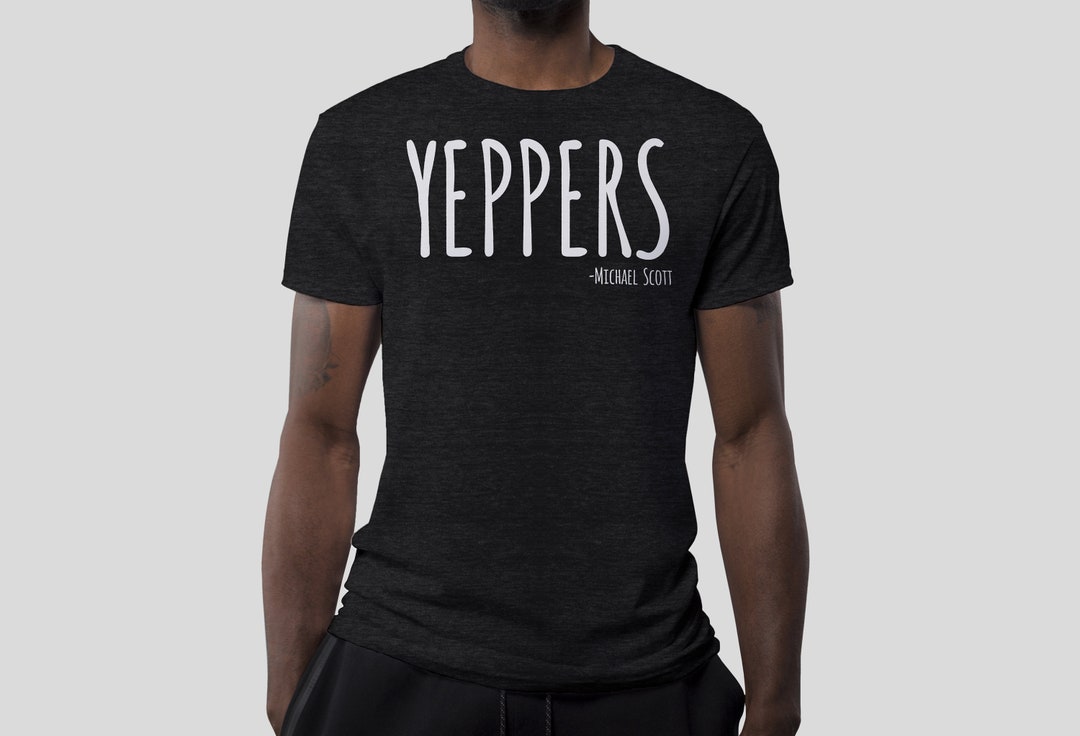 YEPPERS Michael Scott the Office Men's T-shirt - Etsy