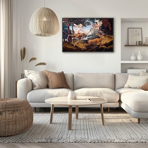 LESLIE KNOPE Centaur Painting Poster - Etsy