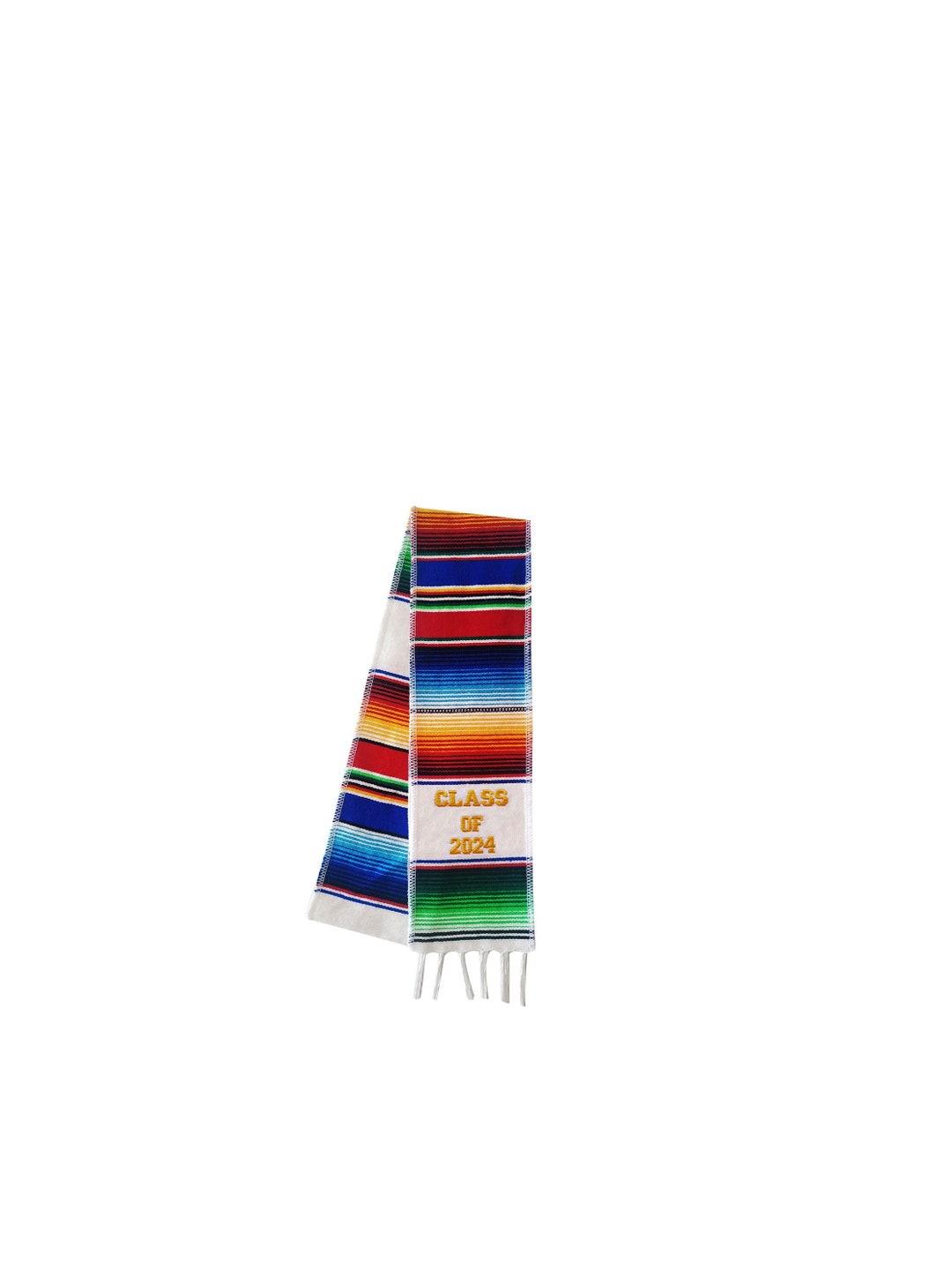 Class of 2024 Mexican Graduation Stole, White Hispanic Graduation ...