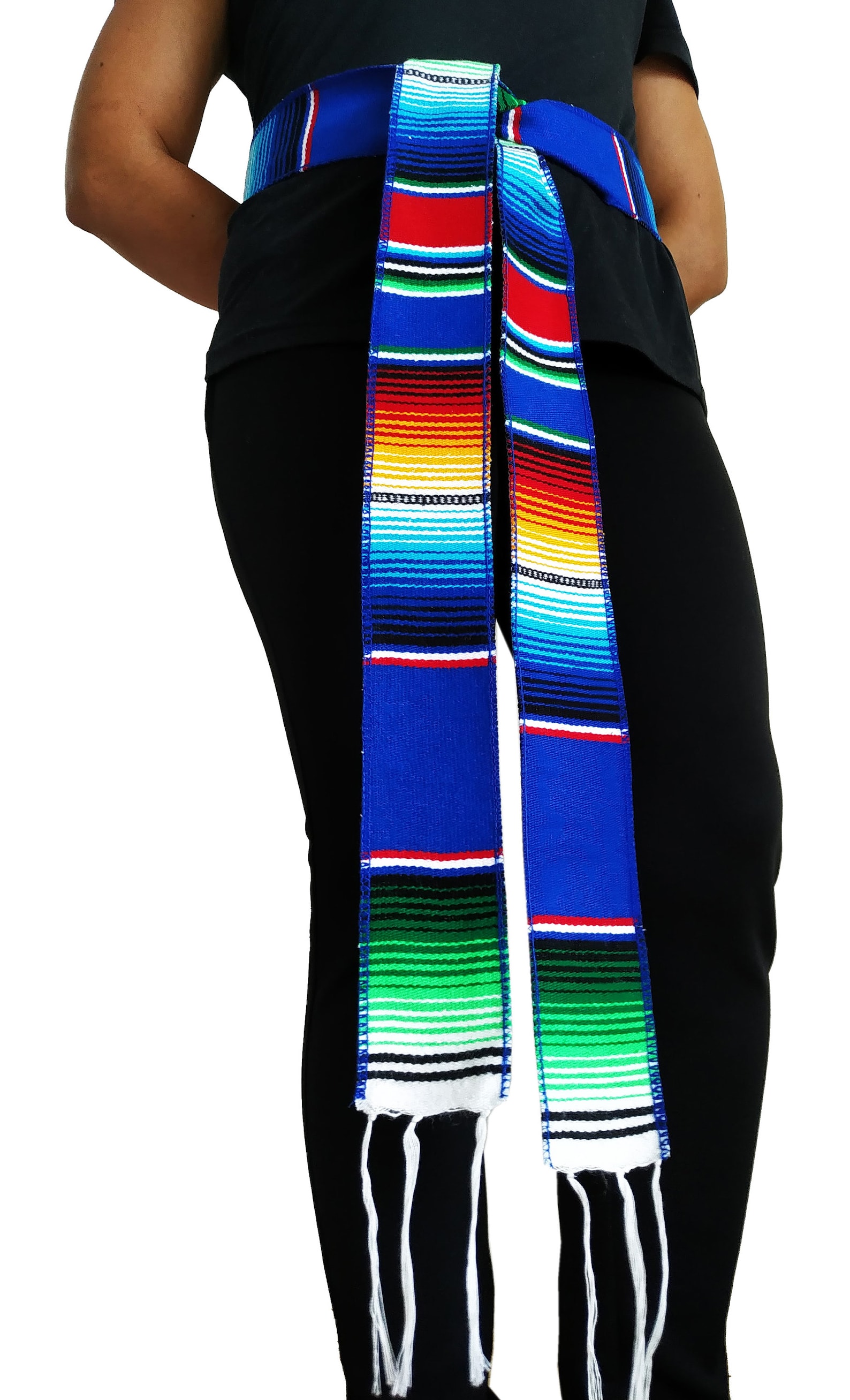 2 Pack Mexican Sash Belts for Women or Men Each Serape Belt - Etsy
