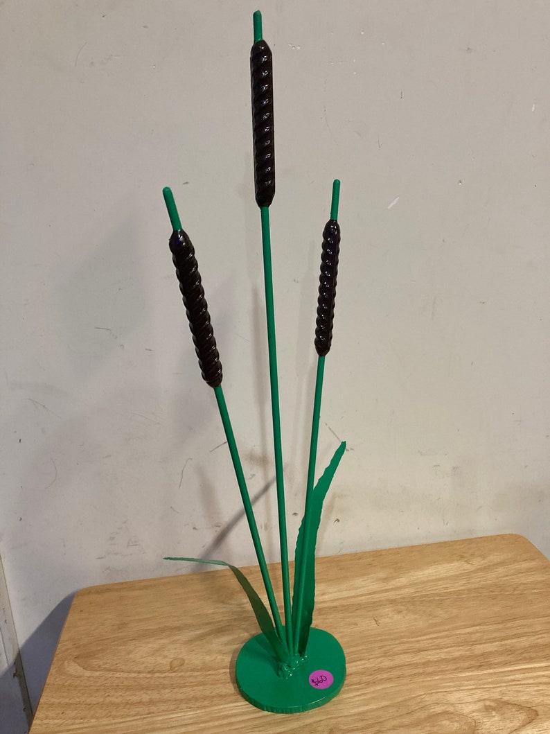Cattails Metal Sculpture - Etsy