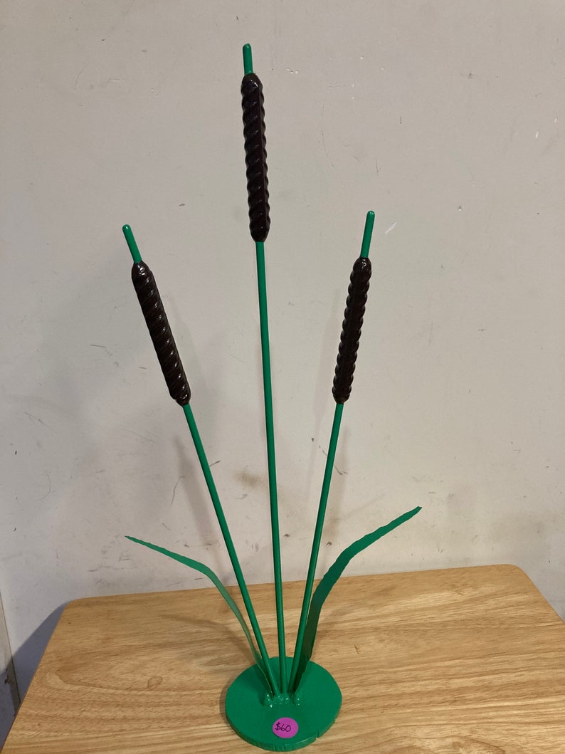 Cattails Metal Sculpture - Etsy