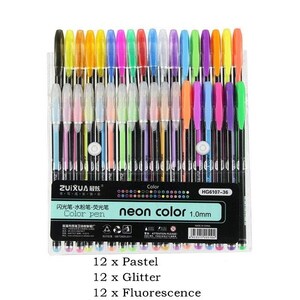 Neon Color Gel Pens - Etsy
