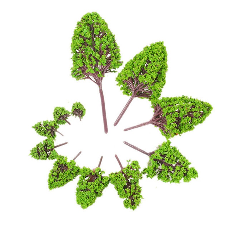 Tree Models 12pcs in Different Sizes - Etsy