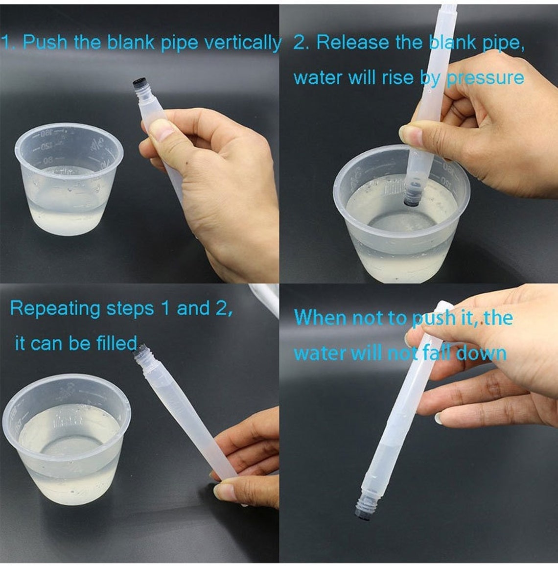 Watercolor Fillable Brushes 6 Set - Etsy