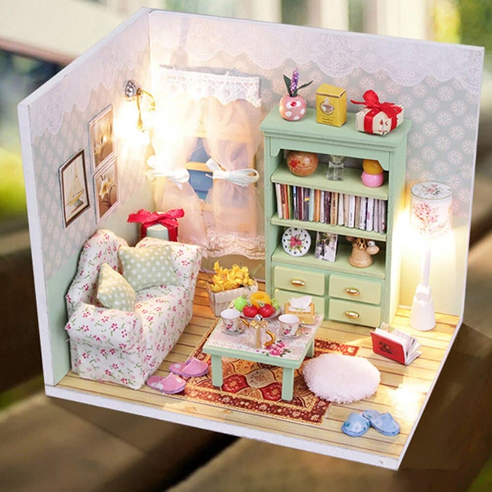 DIY Miniature House Kit DIY Dollhouse Room - Etsy