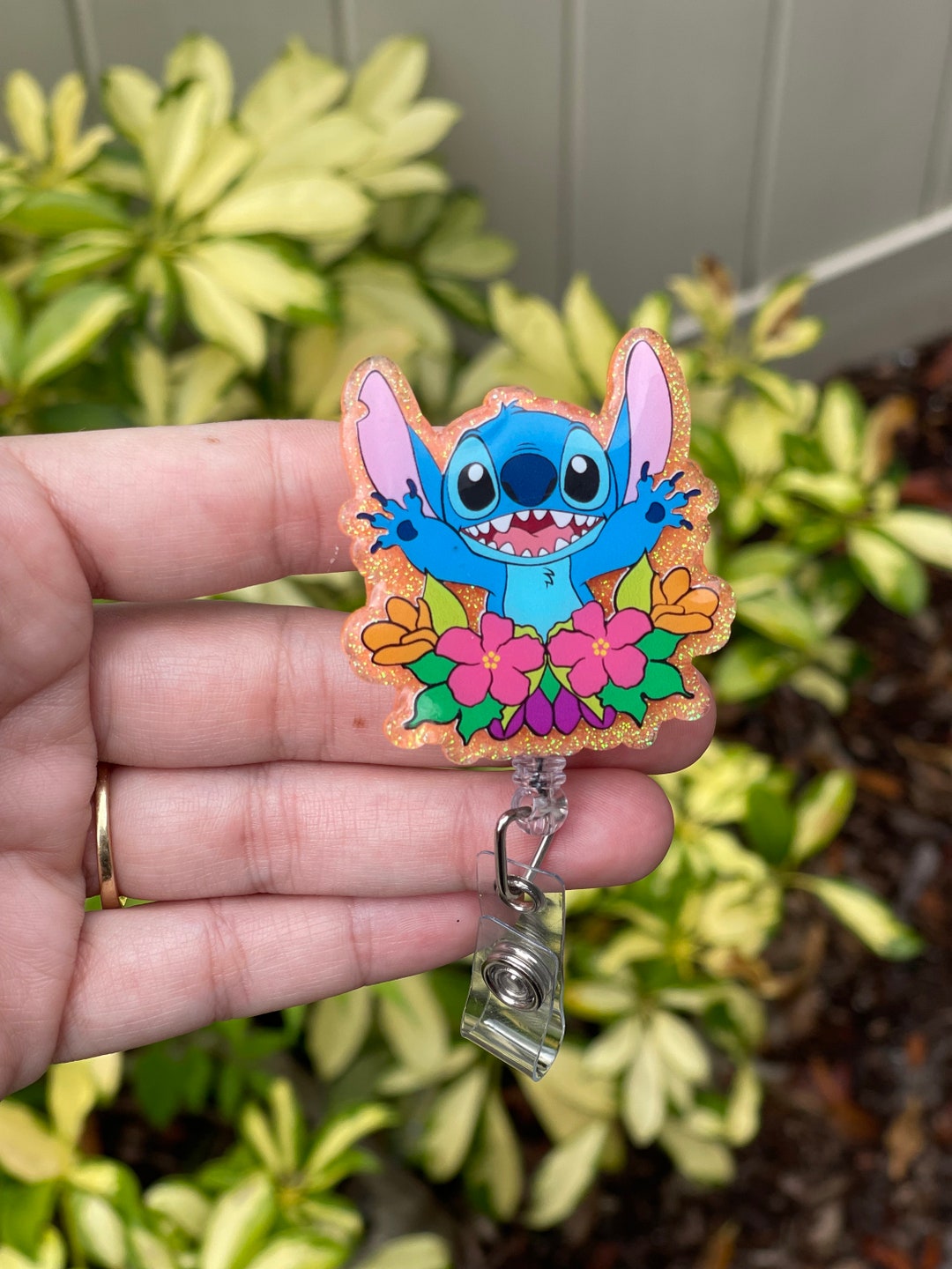 Stitch Badge Reel Experiment 626 Lilo and Stitch ID - Etsy