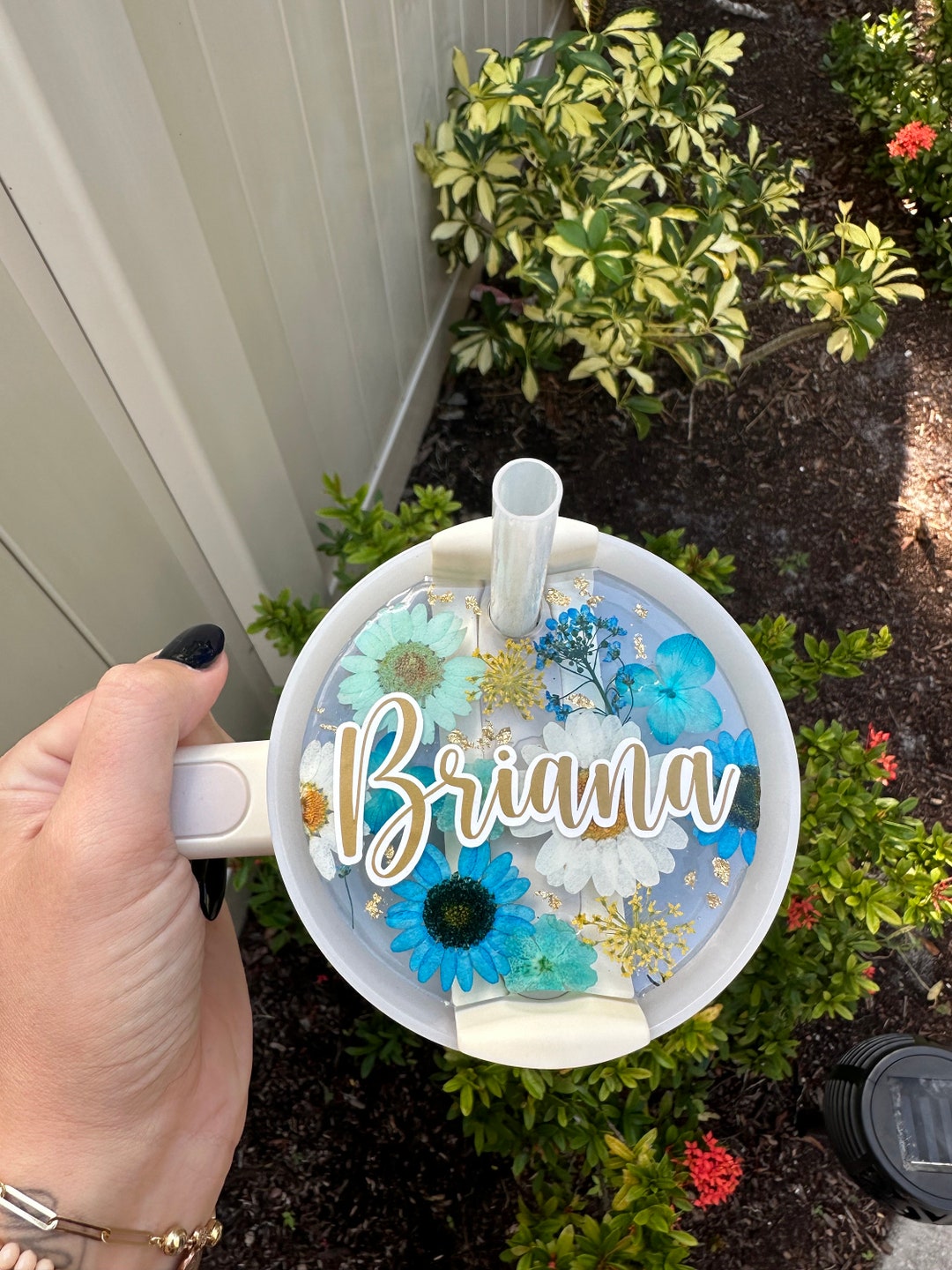 Dried Flower Stanley Topper, Tumbler Topper - Etsy