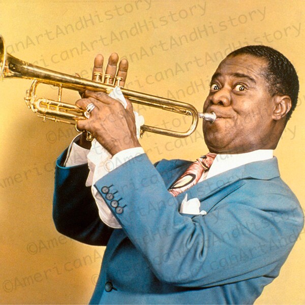 Louis Armstrong - Etsy