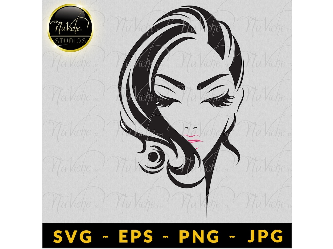 Women Hair Black SVG Cut File Cricut Svg Short Hair Svg - Etsy Australia