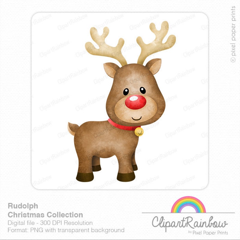 Reindeer Clip Art - Etsy