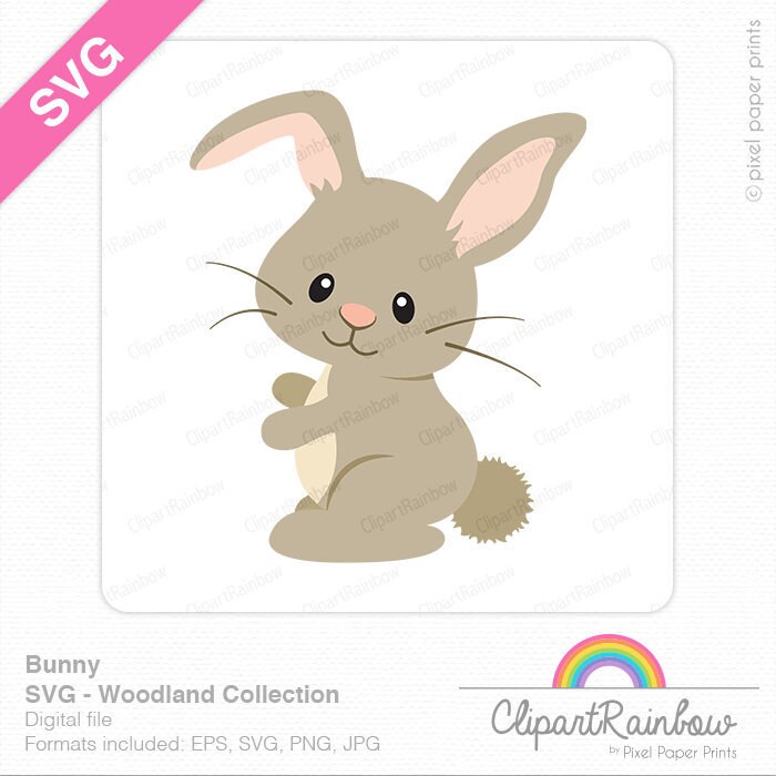 Hase SVG Hase Clip Art SVG Cut Files PNG Datei - Etsy.de