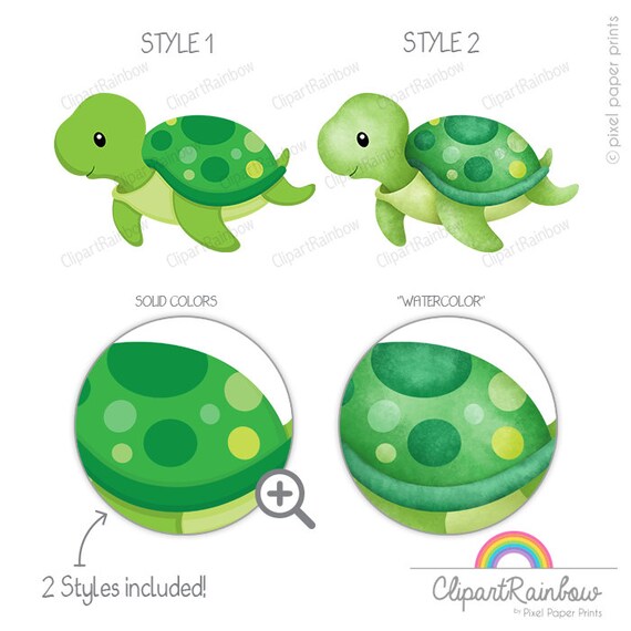 Baby Shower Turtle Clipart