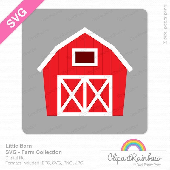 Barn SVG Imágenes prediseñadas de la granja SVG-Cut Files | Etsy México