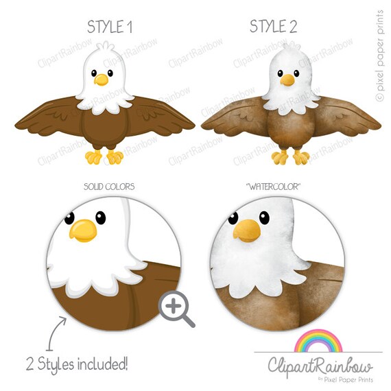 Cute Eagle Clip Art