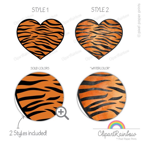 Tiger Print Clip Art