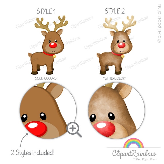 Cute Rudolph Clip Art