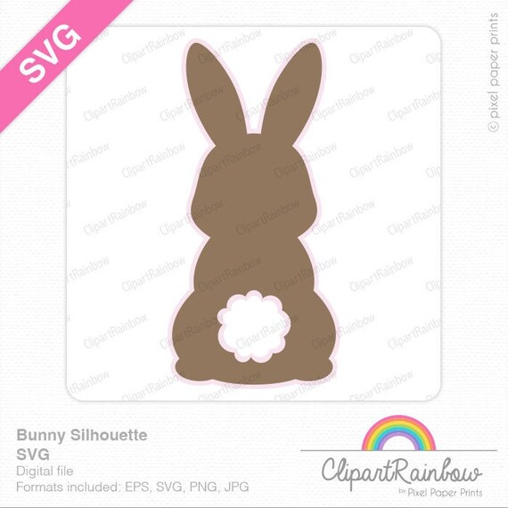 Back Of Rabbit Silhouette