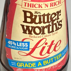 Mrs Butterworths, Mrs Butter Worths Syrup Bottle,24oz Syrup,original ...