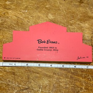 The Cats Meow,wooden House Collectibles,rare Bob Evans Building, Bob ...