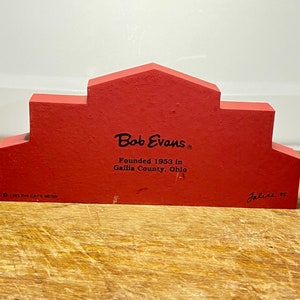 The Cats Meow,wooden House Collectibles,rare Bob Evans Building, Bob ...