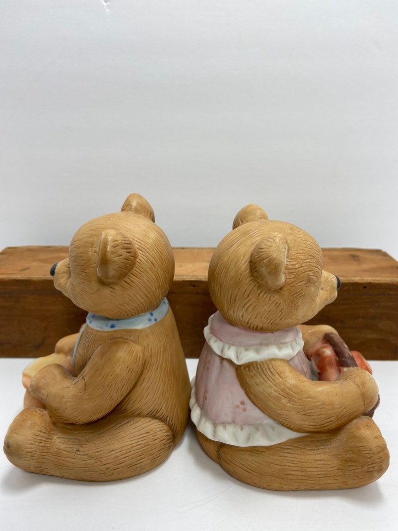 1980s Home Interiors Country Bear Pair | Etsy