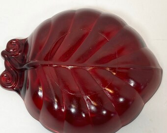 Red Depression Glass - Etsy