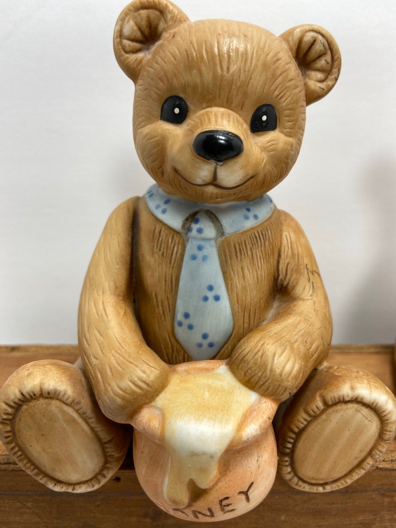 1980s Home Interiors Country Bear Pair | Etsy