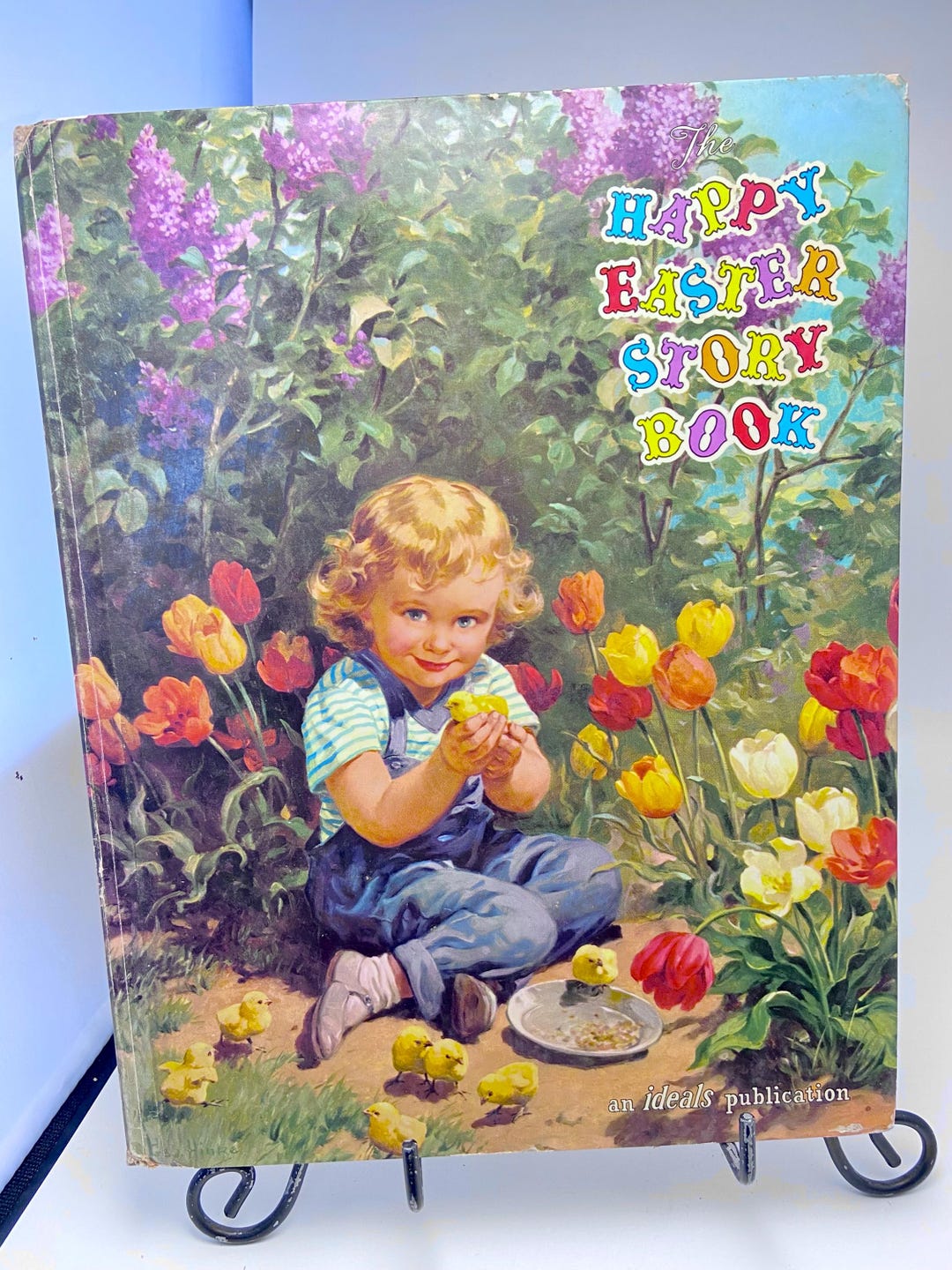 Ideals Happy Easter Book,vintage Easter,illustrated Photo Easter Book ...