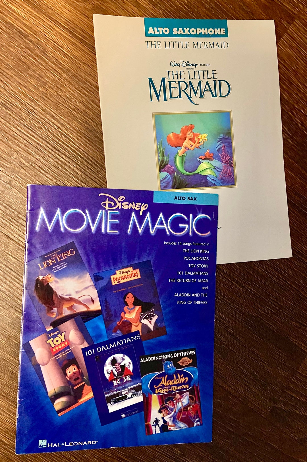 Disney Sheet Music Saxophone Movie Magic and Little Mermaid - Etsy